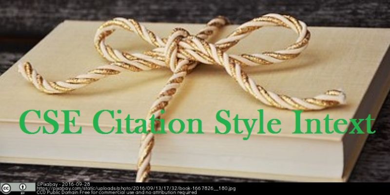 How To Use Cse Citation Style Intext Iwriteessays 